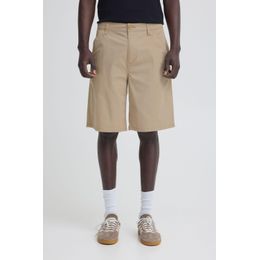 Blend Herren Bermudas "BHMatz Loose Fit"crockery, Basic, Gr. S, unifarben, Web, 98% Baumwolle, 2% Elasthan, Hosen, L&auml;ssige Bermuda-Shorts mit weitem