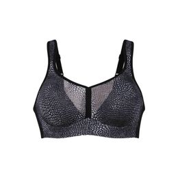 Bustier Anita active "BH Air Control 1er Pack", Damen, Gr. 75, Cup C, grau (dunkelgrau), Obermaterial: 49% Polyamid PA. 39% Polyester PES. 12% Elasthan EL., BHs Bustier