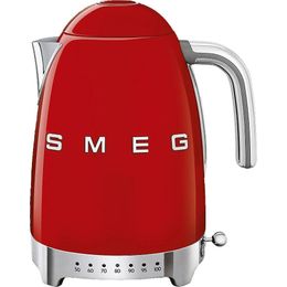 Smeg Wasserkocher "KLF04RDEU", rot, B:22,3cm H:28cm T:17,1cm, Wasserkocher, Wasserkocher