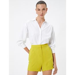 Koton Shorts Damen Gr&ouml;&szlig;e 42 limone