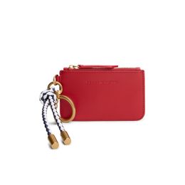 Schl&uuml;sselanh&auml;nger Tommy Hilfiger "TH CHARMS MULTI", Damen, rot, Leder, Schl&uuml;sselanh&auml;nger Schl&uuml;sselanh&auml;nger, Taschenanh&auml;nger, Accessoires, Taschen Charm, Bag Charm mit Logopr&auml;gung