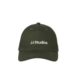 Jack & Jones Baseball Cap JACK & JONES "JACBASE SOHO CAP LN", Herren, bunt (duffel bag), Baumwolle, unifarben, Caps Baseball Cap, mit Logostickerei