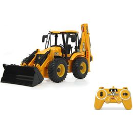 RC-Bagger Jamara "Baggerlader JCB", gelb, Fernlenkfahrzeuge, KinderB:14cm H:17cm T:61cm, Kunststoff, RC-Bagger, B:14cm H:17cm T:61cm