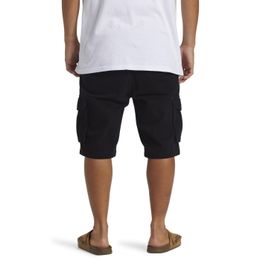 Bermudas Quiksilver "Crucial Battle Cargo", Herren, Gr. 28XS, schwarz, Obermaterial:100% Walkfrottier;, Hosen Bermudas