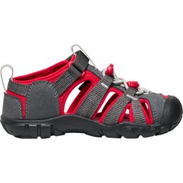 Sandale Keen "SEACAMP II CNX", M&auml;dchen, Gr. 29, magnet, rot c, Synthetik, Schuhe Sandale