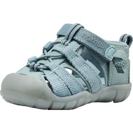 Sandale Keen "SEACAMP II CNX", M&auml;dchen, Gr. 19, ice blau, Synthetik, Schuhe Sandale