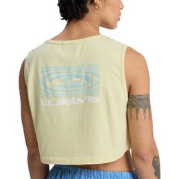 Shirttop Quiksilver "Extra", Damen, Gr. L, garden glade, Obermaterial: 100% Walkfrottier;, Tops Shirttop