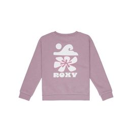 Sweatshirt Roxy "Surf Feeling Brushed", M&auml;dchen, Gr. 14(155-164cm), nirvana, Obermaterial: 60% Walkfrottier, 40% Microfaser;, Sweatshirts Sweatshirt