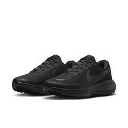Laufschuh Nike "Revolution 8", Damen, Gr. 42,5, grau (schwarz, anthrazit), Synthetik, Textil, Schuhe Laufschuh