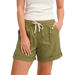 Bermudas Roxy "Sweetest Day", Damen, Gr. L, oil gr&uuml;n, Obermaterial: 55% Lyocell, 45% Walkfrottier;, Hosen Bermudas