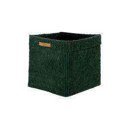 Aufbewahrungsbox LYCCE "Aufbewahrungskorb Faltbare Aufbewahrungsbox Cord 1P 1er Pack", gr&uuml;n, B:33cm H:31cm T:33cm, Obermaterial: 90% Polyester PES. 10% Nylon NY., Aufbewahrungsboxen, Aufbewahrungsbox