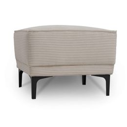 Polsterhocker OTTO HOME "Oland", sand, B:56cm H:45cm T:58cm, 92%PES 8%NY, Hocker, Polsterhocker, passend zur Serie OLAND