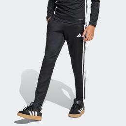 Trainingshose adidas Performance "TIRO ES PNT Y", Damen, Gr. 152, N-Gr, schwarz-wei&szlig; (schwarz, wei&szlig;), Obermaterial: 100% Polyester, Hosen Trainingshose