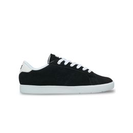 Sneaker DC Shoes "DC Pradoe", Herren, Gr. 9(42), schwarz, Obermaterial:Obermaterial: Leder [Kuh] / Futter: Textil / Au&szlig;ensohle: Gummi;, Schuhe Sneaker