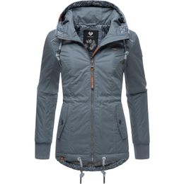 Winterjacke Ragwear "Winterjacke YM-Danka", Damen, Gr. XXL, grau (grau022), Obermaterial: 100% Polyester PES. Obermaterial: Futter: 100% Polyester PES. 100% Polyester PES., Jacken Winterjacke