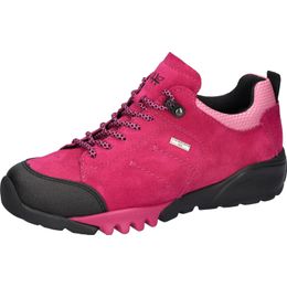 Waldl&auml;ufer Trekkingschuh WALDL&Auml;UFER "H-AMIATA", Damen, Gr. 3,5 (36), magenta, schwarz, ros&eacute;, Gummi, Textil, Veloursleder, kontrastfarbene Details, Schuhe Trekkingschuh, Freizeitschuh, Halbschuh, Outdoorschuh mit TEX-Ausstattung, H-Weite