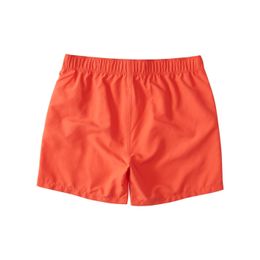 Badeshorts Billabong "All Day Layback", Jungen, Gr. 12, rot (rot hot), Obermaterial:100% Microfaser;, Badehosen Badeshorts