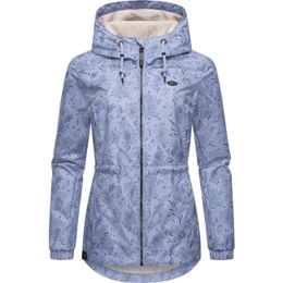 Outdoorjacke Ragwear "&Uuml;bergangsjacke Dankka Spring", Damen, Gr. S, blau, Obermaterial: 100% Polyester PES. Obermaterial: Futter: 100% Polyester PES., Jacken Outdoorjacke