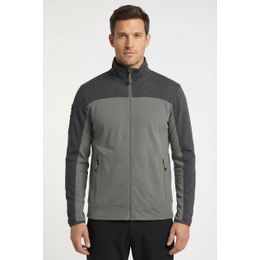 Funktionsjacke Killtec "KOS 42 MN FLX JCKT", Herren, Gr. XL, mittelgrau, Obermaterial: 100% Polyester, Jacken Funktionsjacke, aus Polyester, mit Kinnschutz am Rei&szlig;verschluss