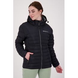 Steppjacke DEPROC Active "GILMOUR II W", Damen, Gr. 48 (XL), grau (anthrazit), 100% Polyester, mit Gummizug, Jacken Steppjacke, auch in Gro&szlig;en Gr&ouml;&szlig;en erh&auml;ltlich