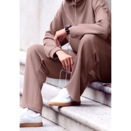 Damen Loungehose, Copenhagen Studios, Gr. 32, braun, Sweatware, Obermaterial: 54% Modal, 40% Polyester, 6% Elasthan, unifarben, Hosen, extra softes