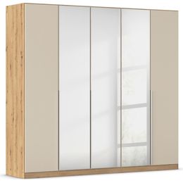 Dreht&uuml;renschrank OTTO HOME "Kleiderschrank Schrank Garderobe AGORDO mit Dekor- oder Hochglanzfront", braun (eiche artisan, champagner), B:226cm H:210cm T:54cm, Holzwerkstoff, Schr&auml;nke, Dreht&uuml;renschrank, durchdachte Innenausstattung, in 8 Breiten und 2 H&ouml;hen MADE IN GERMANY