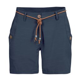 G.I.G.A. by Killtec Shorts "GS 89 WMN SHRTS", Damen, Gr. 34, Normalgr&ouml;&szlig;en, blau (dunkelblau), Obermaterial: 65% Baumwolle, 30% Polyester, 5% Elasthan;Futter: 100% Polyester, G.I.G.A. DX BY KILLTEC, Hosen Shorts, Schnelltrocknende Damen Shorts mit Comfort-Stretch und Kordelg&uuml;rtel, Topseller