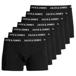 Jack & Jones Boxershorts JACK & JONES "Boxershort JACHUEY TRUNKS 7 PACK 7er Pack", Herren, Gr. XL, schwarz, Obermaterial: 95% Baumwolle CO. 5% Elasthan EL., Unterhosen