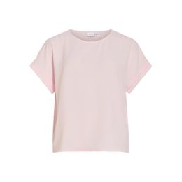 Kurzarmshirt Vila "VIJOSA S/S TOP - NOOS", Damen, Gr. 38, cherry blossom, Jersey, Obermaterial: 100% Polyester, unifarben, normal normal, Rundhals, Shirts Kurzarmshirt