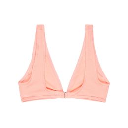 Bade-Shirt Billabong "Tanlines", Damen, Gr. S, Cup B, peach tart, Obermaterial: 91% Microfaser, 9% Elasthan;, Bikini-Oberteile Bade-Shirt