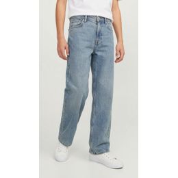 Jack & Jones Kinder Relax-fit-Jeans "JJIALEX JJORIGINAL AKM 308 SN JNR", blau, Gr. 146, JACK & JONES JUNIOR, Abriebeffekte, Denim/Jeans, Obermaterial: 100%