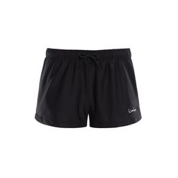 Funktionsshorts WINSHAPE "Functional Light Shorts AES103", Damen, Gr. S, Normalgr&ouml;&szlig;en, schwarz, 80% Polyester, 20% Elasthan, Hosen Funktionsshorts, Mit praktischer Zippertasche