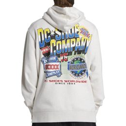 Hoodie DC Shoes "94 Take Over", Herren, Gr. L, grau (snow heather), Obermaterial: 80% Walkfrottier, 20% Microfaser;, Sweatshirts Hoodie