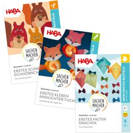 Kreativset Haba "3er Bastelsets Erstes Basteln Herbst", bunt, Kreativsets, Kinder, Kreativset