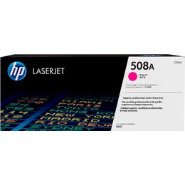 HP Tonerpatrone "HP original Toner 508 Gr&ouml;&szlig;e A + X Farben B/C/M/Y", pink (magenta 1), Tonerpatronen, Tonerpatrone