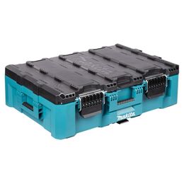 Makita Werkzeugbox "MAKTRAK L &raquo;P-91017&laquo; max.45kg, 63,16L, Copolymer-Kunststoff", t&uuml;rkis, B:80cm H:25,2cm T:56,5cm, Aufbewahrungsboxen, Effizientes Be- und Entladen mit dem MAKTRAK Koffer Sortiment, Werkzeugbox