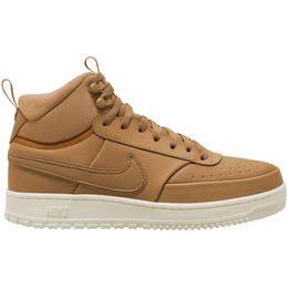 Sneaker Nike Sportswear "Court Vision Mid", Herren, Gr. 40, gelb (elemental, gold, elemental, gold, sail), Leder, Synthetik, Schuhe Sneaker