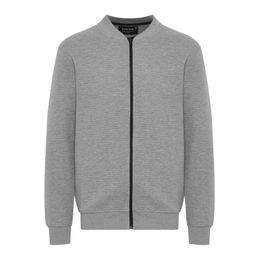 Sweatjacke INDICODE "Sweatjacke IDBronte", Herren, Gr. S, grau (grau mix), Obermaterial: 77% Polyester PES. 23% Baumwolle CO., Sweatjacken Sweatjacke