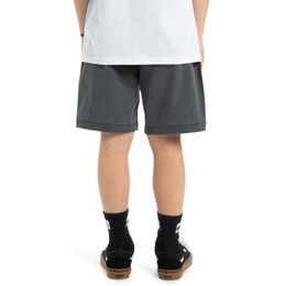 Bermudas Quiksilver "Taxer Youth 15", Jungen, Gr. 10, schwarz, Obermaterial: 98% Walkfrottier, 2% Elasthan;, Hosen Bermudas