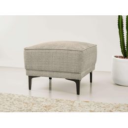 Polsterhocker OTTO HOME "Oland", cream, B:56cm H:45cm T:58cm, 100% Polyester, Hocker, Polsterhocker, passend zur Serie OLAND