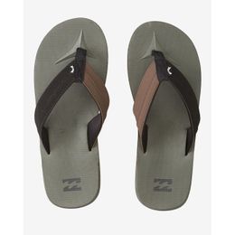 Sandale Billabong "All Day Impact", Herren, Gr. 12(45), gr&uuml;n (olive), Obermaterial:55% EVA 20% PU 20% TPR 5% TEX;, Schuhe Sandale