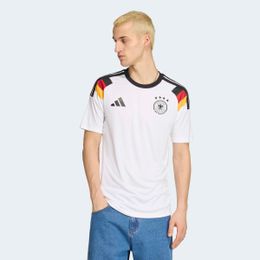 Fu&szlig;balltrikot adidas Performance "DEUTSCHLAND 26 FAN-HEIMTRIKOT", Gr. L, wei&szlig;, Obermaterial: 100% Polyester, Rundhals, Trikots Fu&szlig;balltrikot