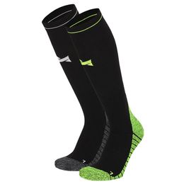 Kompressionsstr&uuml;mpfe XTREME SOCKSWEAR "2er Pack", Damen, Gr. 35 (38), schwarz (multi schwarz), Elasthan, Polyamid, bestickt, mehrfarbig, normal, Socken Kompressionsstr&uuml;mpfe, mit elastischer Rippstruktur