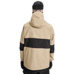 Snowboardjacke Quiksilver "High In The Hood", Herren, Gr. XS, fallen rock, Obermaterial: 93% recyceltem Microfaser, 7% Polyamid;, Jacken Snowboardjacke