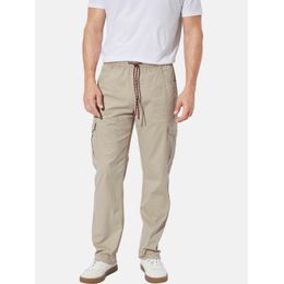 Schlupfhose Babista "Schlupfhose FARLAN", Herren, Gr. 31, N-Gr, beige, Obermaterial: 97% Baumwolle CO. 3% Elasthan EL., regular fit, Hosen Schlupfhose