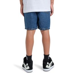 Jeansshorts DC Shoes "Worker Baggy", Jungen, Gr. 14(155-164cm), beige (stone indigo), Obermaterial: 80% Walkfrottier, 20% Walkfrottier;, Jeans Jeansshorts