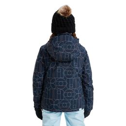 Snowboardjacke Roxy "Roxy Jetty 10K", M&auml;dchen, Gr. 12, schwarz bobby line, Obermaterial: 55% Microfaser, 45% Microfaser;, Jacken Snowboardjacke
