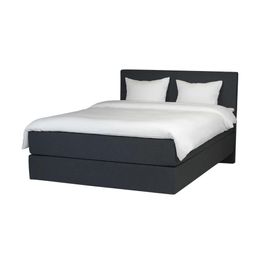 M&ouml;bel Kraft Boxspringbett 140x200 in dunkelgrau grau Ma&szlig;e (cm): B: 140 H: 105 &raquo; M&ouml;bel Kraft