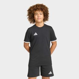 Jungen Trainingsshirt "ENTRADA26 KIDS TRIKOT"schwarz, wei&szlig;, Gr. 140, adidas Performance, Obermaterial: 100% Baumwolle, Shirts, f&uuml;r aktive Kinder,