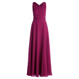Abendkleid Vera Mont "Abendkleid mit Plissee", Damen, Gr. 38, EURO, pink (sweet berry), 100% Polyester PES., Kleider Abendkleid